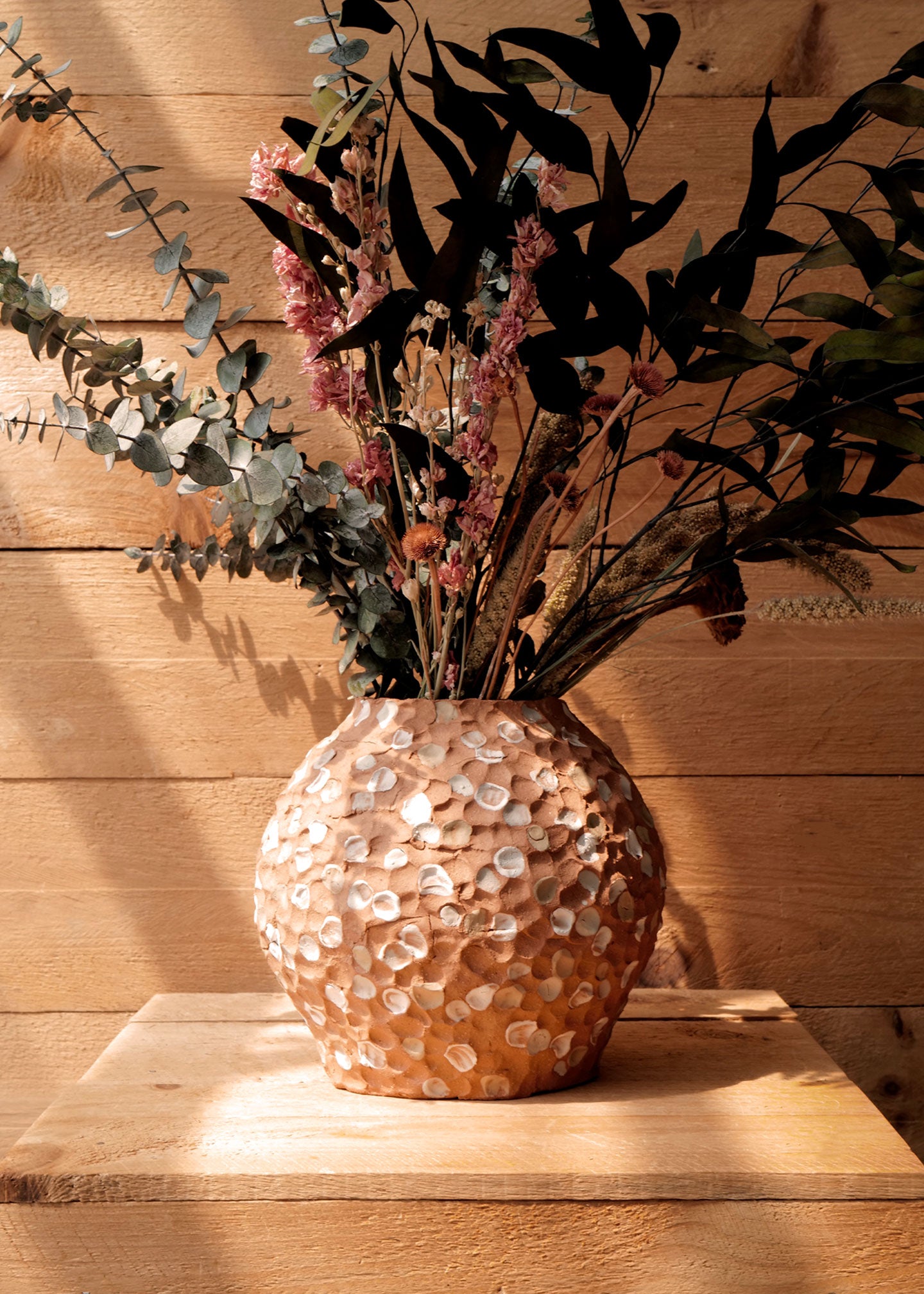 Ceramic Dotty Vase, Dusk – Slow Roads