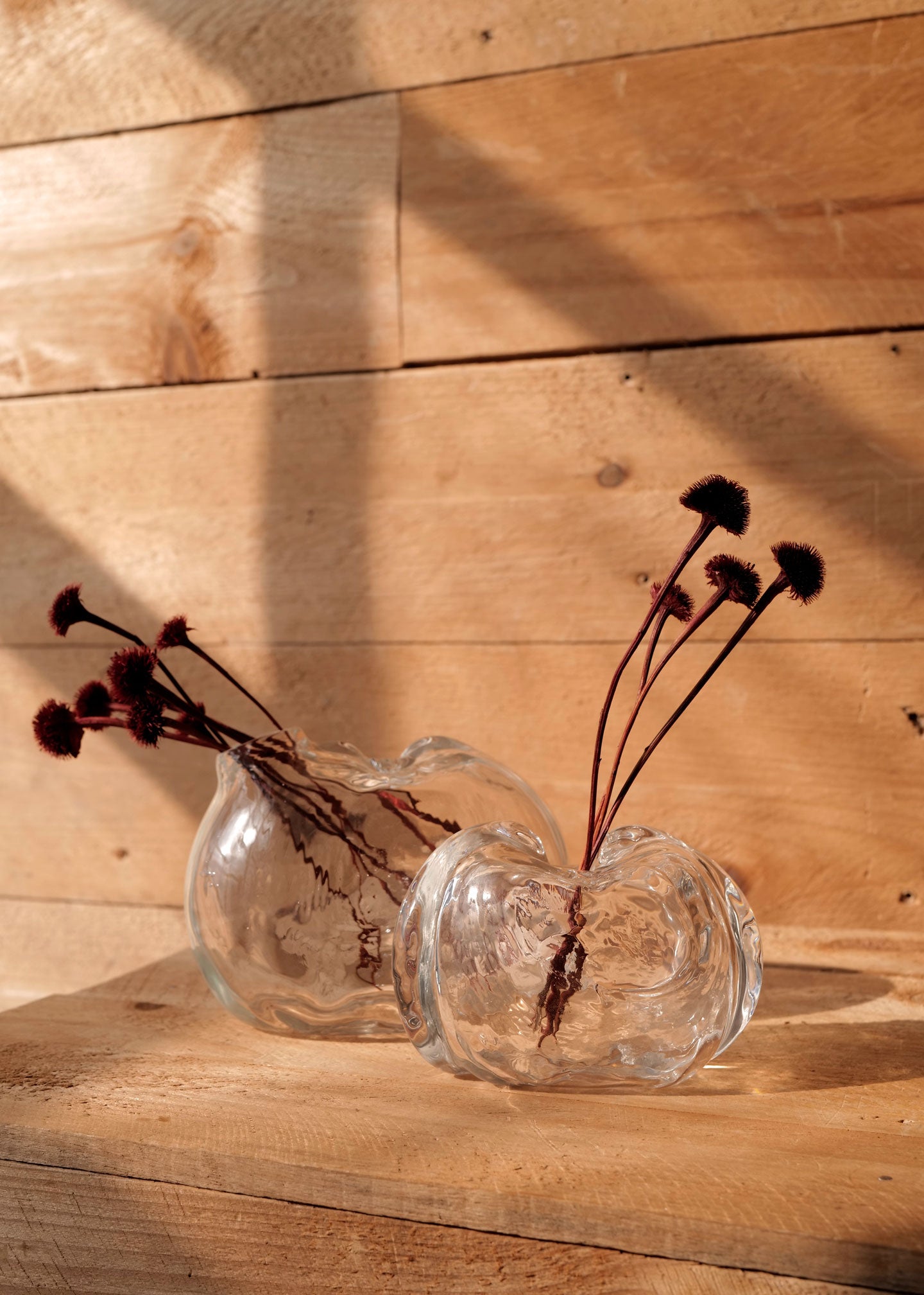 Flowing Water Glass Vase - Slow Roads